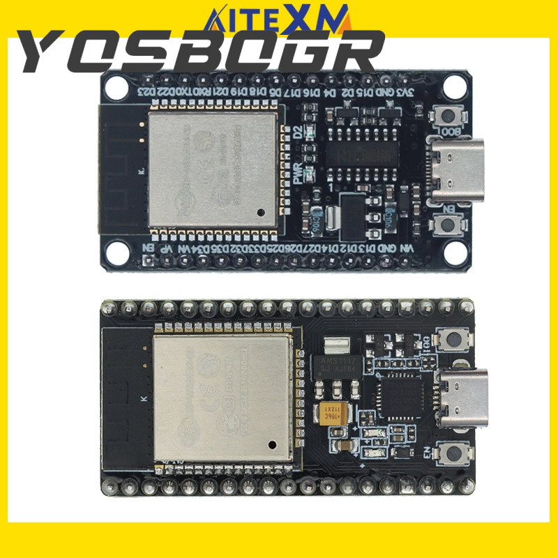 Bảng Mạch Phát Triển ESP32 TYPE-C USB CH340C WiFi + Bluetooth Ultra-Low Lõi Kép ESP32-DevKitC-32 ...