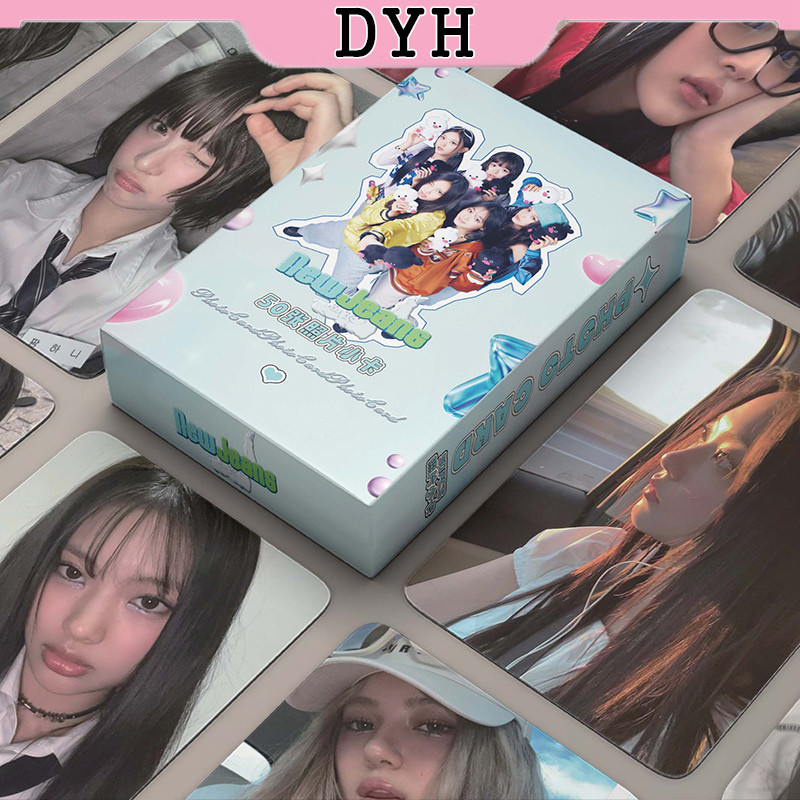 50 Cái / hộp NewJeans Laser Card Photocards Haerin Minji HANNI DANIELLE HYEIN Holographic LOMO ...