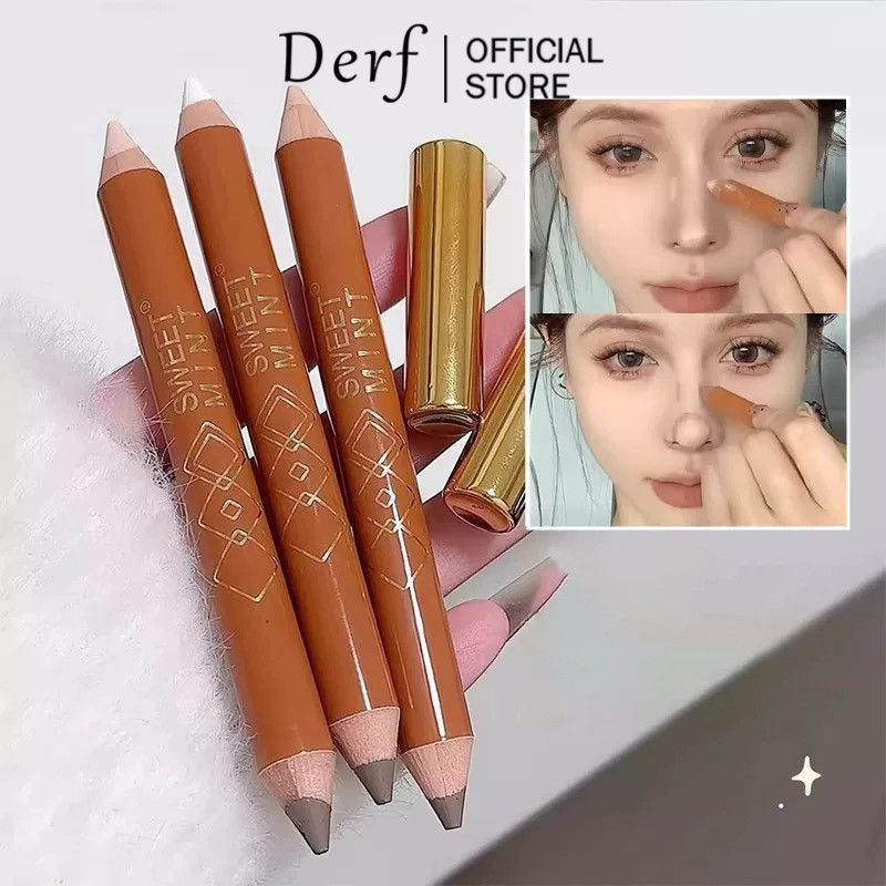 2 In1 Contour Pencil Highlight Shadow Face Contouring Mũi Trang Điểm ...