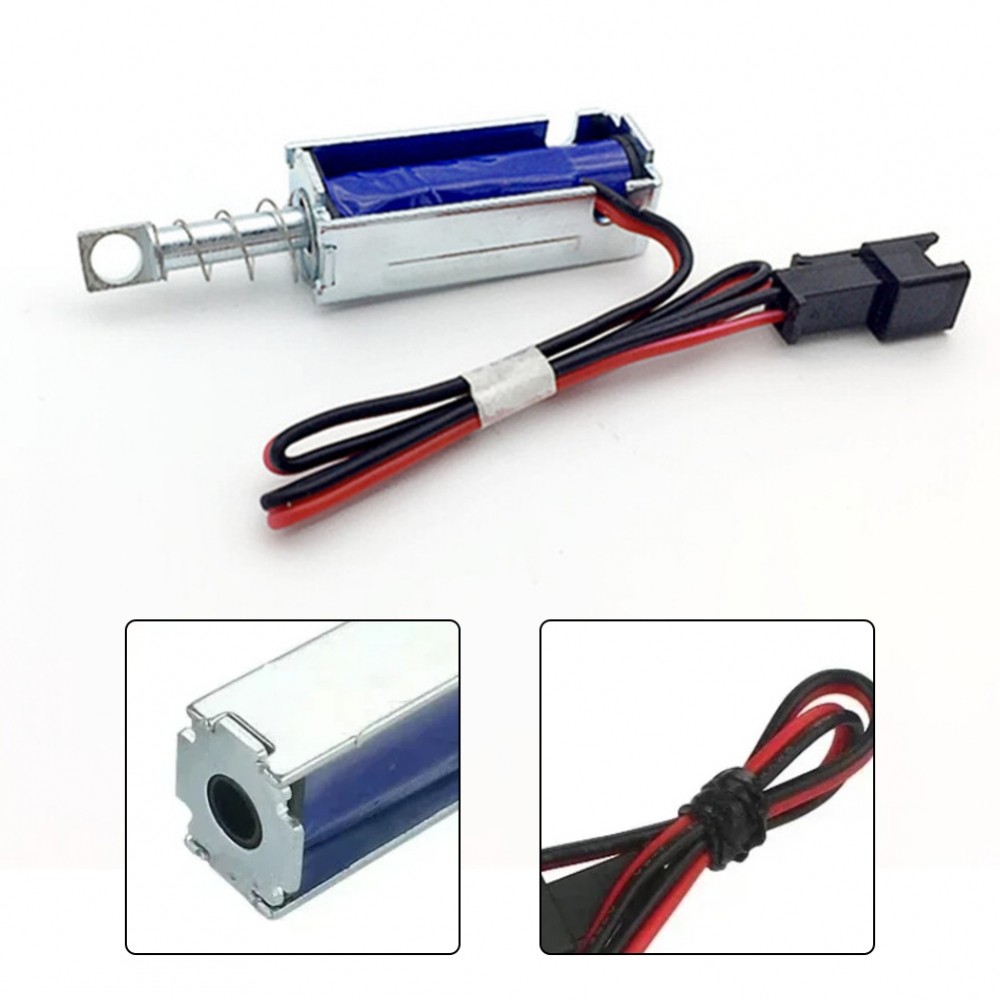 【NEW】Push Pull Solenoid Valve 2pcs DC6V 12V 24V Mini for For express ...