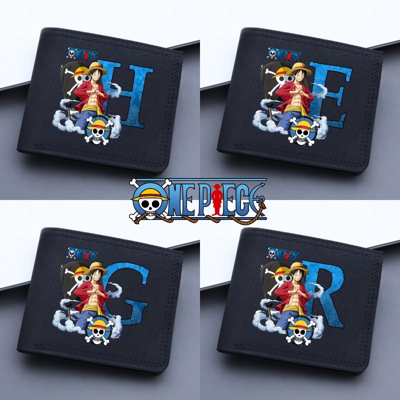 Ví gấp hoạt hình One Piece Luffy Chữ A ~ Z Ví dây kéo di động có thể ...