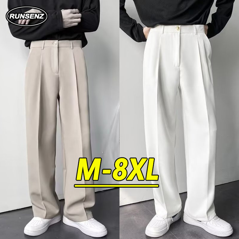 S-8xl Phiên Bản Hàn Quốc Cơ Bản Công Sở Phù Hợp Với Quần Nam Rời Thường Ngày Thẳng Plus Kích ...