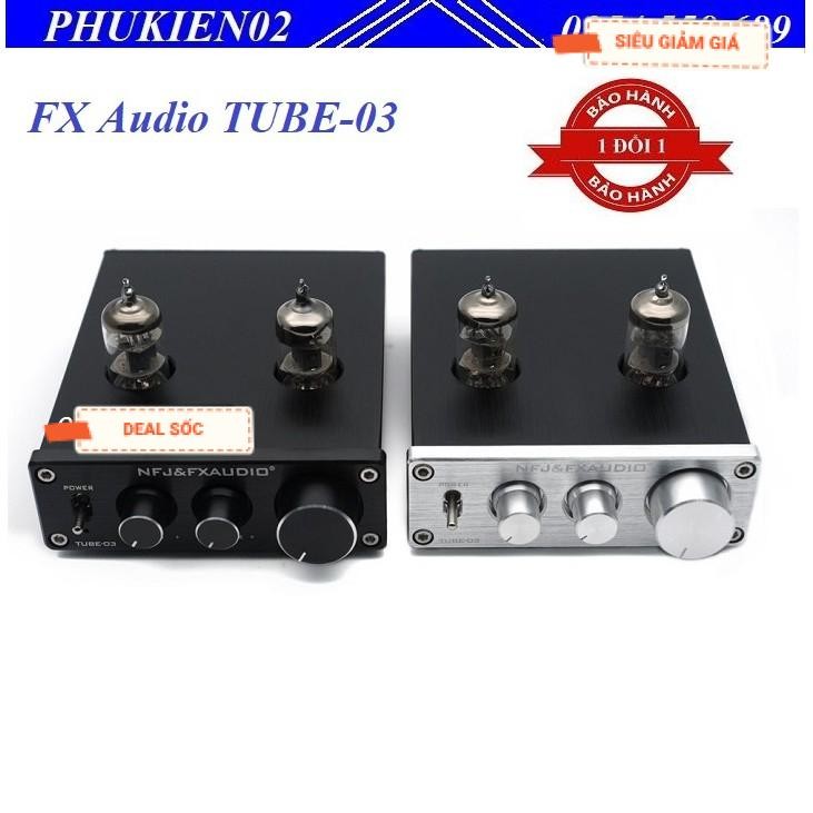 Âm ly Đèn Mini chỉnh Bass - Treble FX Audio TUBE-03 6J1 Preamplifier ...