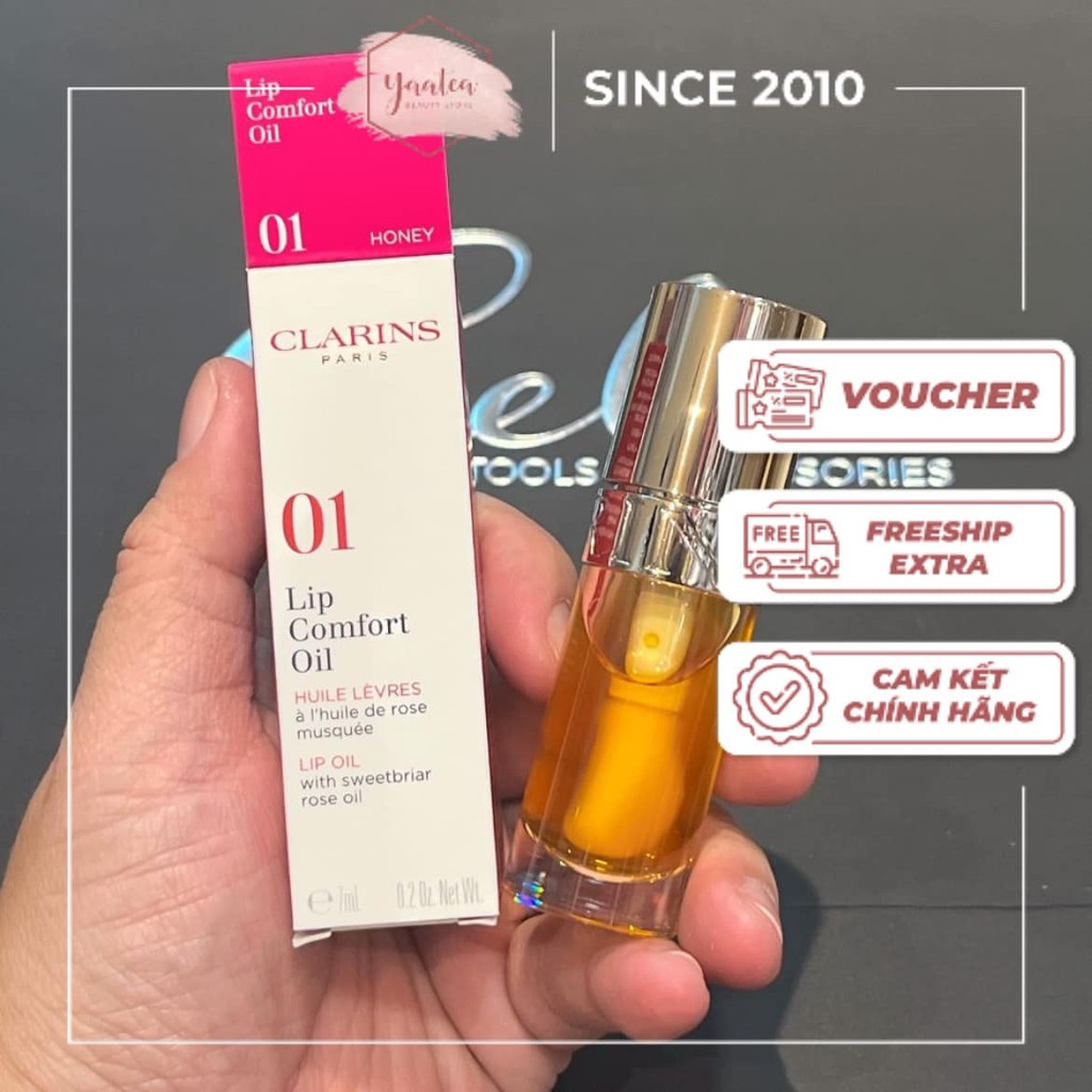 SON DƯỠNG CLARINS LIP COMFORT OIL 7ML | Shopee Việt Nam
