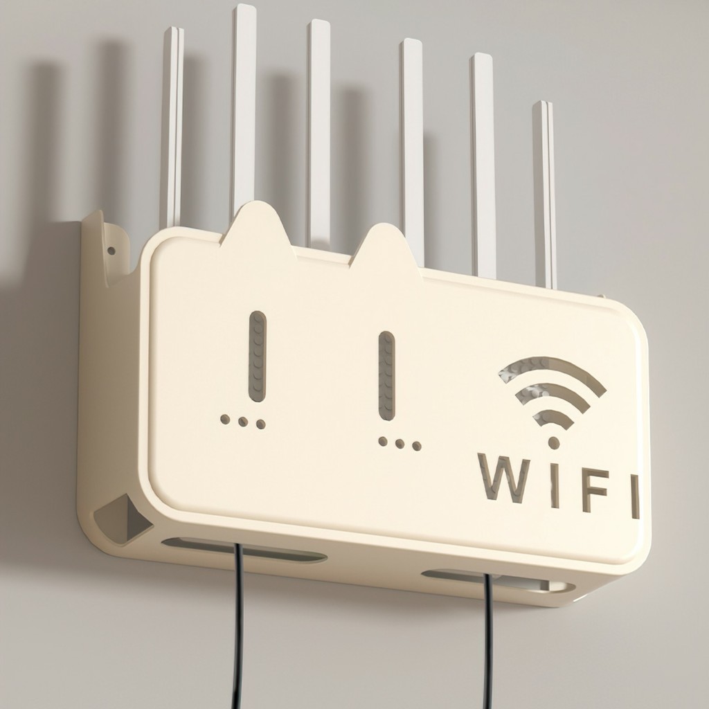 Hộp treo tường đựng modem Wifi, ổ cắm điện đa năng, che dây gọn gàng ...