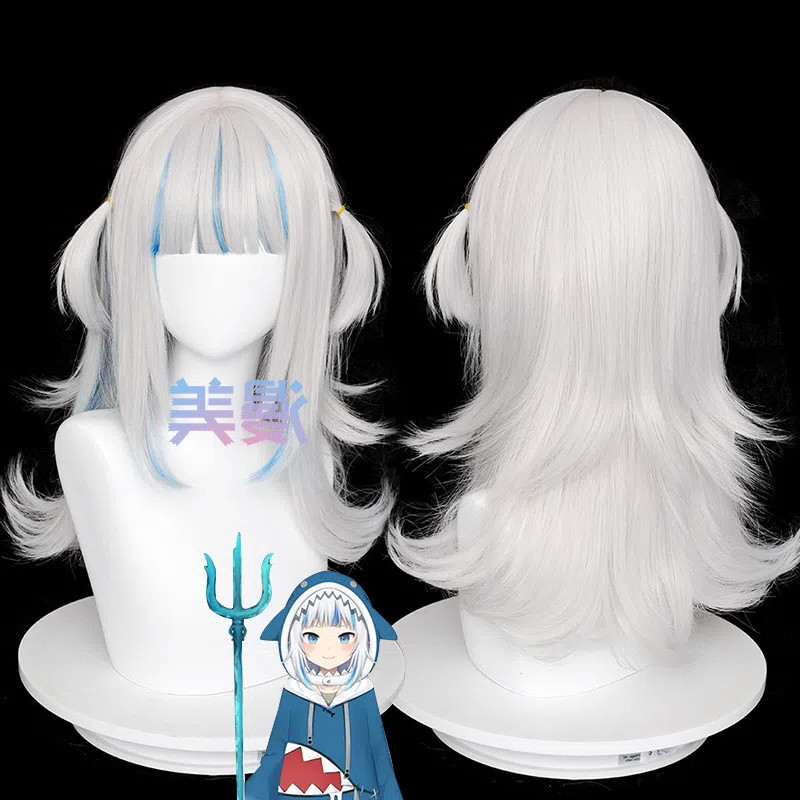 Gawr Gura Wig VTuber Cosplay | Shopee Việt Nam