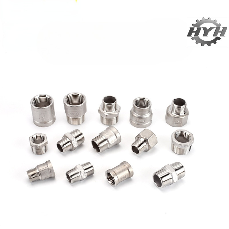 [Hyh] Dây ngoài bên trong bằng thép không gỉ 304 có ren trực tiếp Ống dây bên trong đôi lõi cổ ...