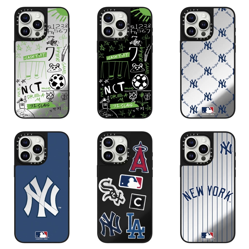 CASETIFY Vỏ bảo vệ gương trường hợp phong cách MLB CHO IPHONE 16 15 14 13 12 11 PRO PROMAX PLUS ...