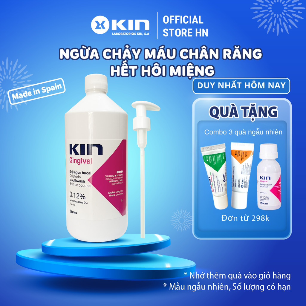 Nước Súc Miệng Kin Gingival Dùng Cho Hôi Miệng, Chảy Máu Chân Răng ...