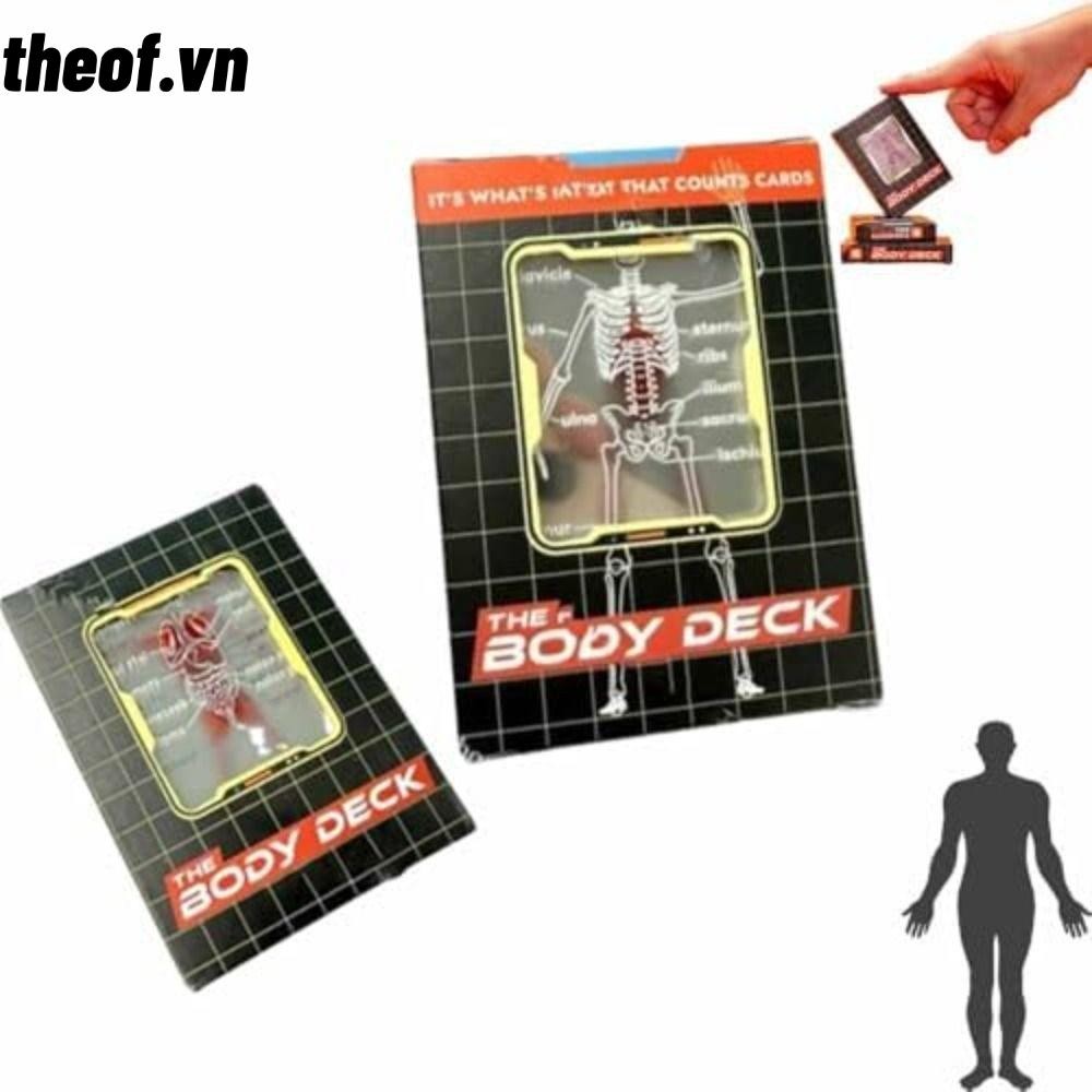 THEOF Human Anatomy Games Cards, Mannequin Body Deck Hislaves The Body ...