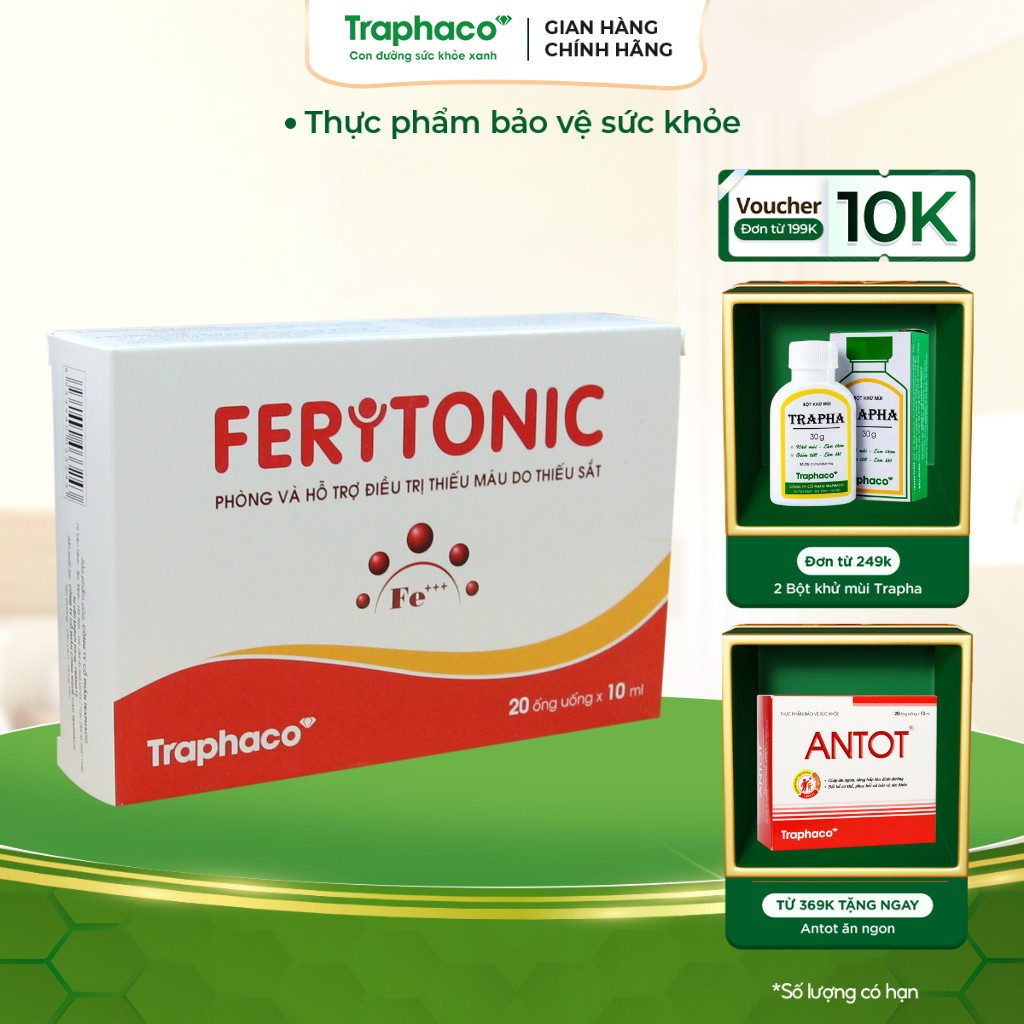 TPBVSK FERITONIC Traphaco Bổ Sung Sắt Cho Bé Và Mẹ Bầu, Giảm Nguy Cơ ...