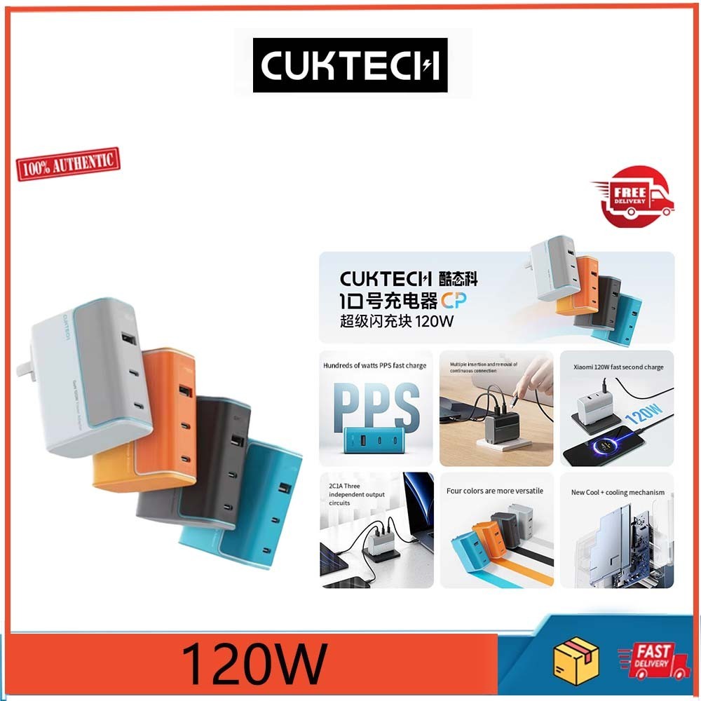 Zmi CUKTECH AD1003 Bộ sạc số 10 CP ba cổng 120W laptop adapter 2C1A Sạc nhanh | Shopee Việt Nam