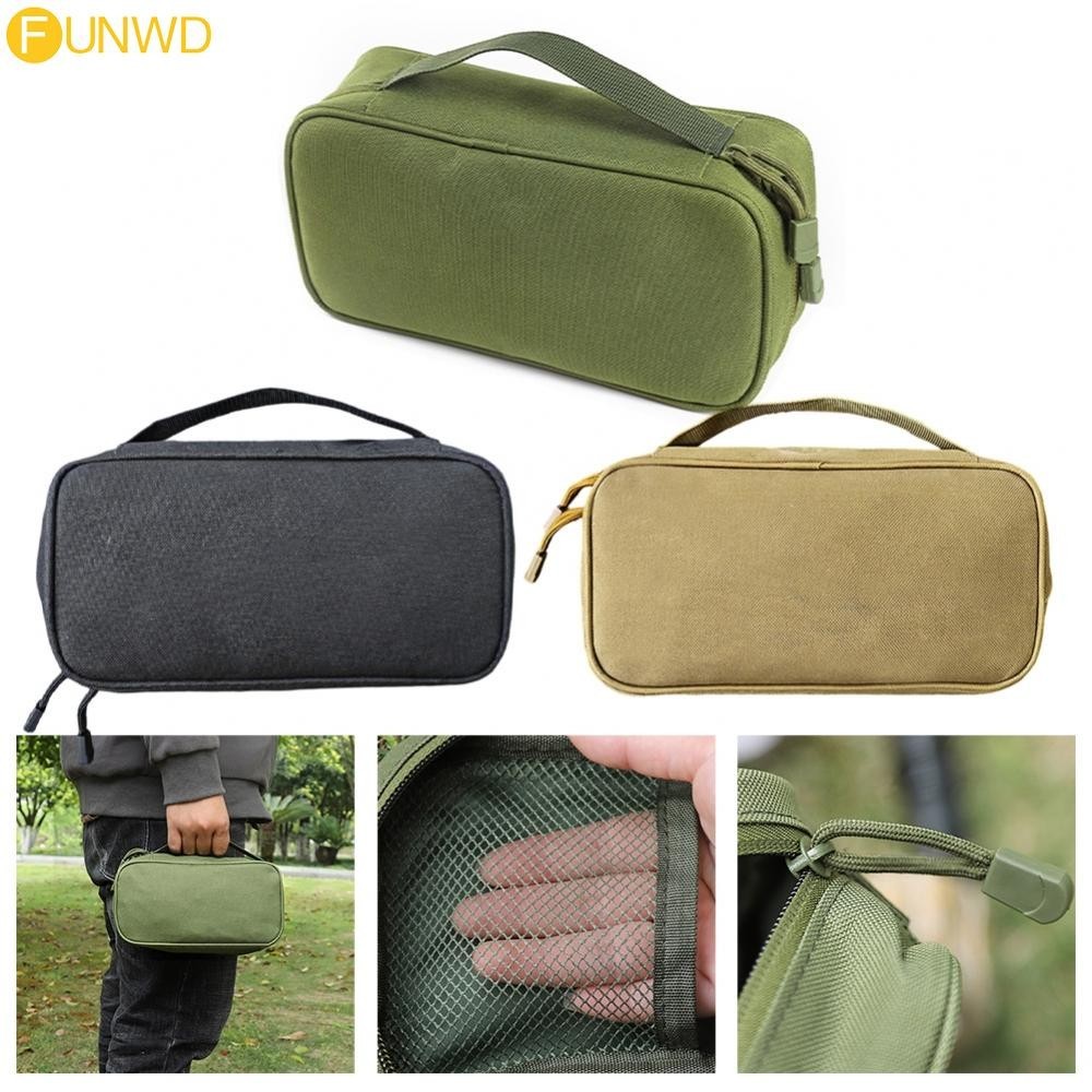 Outdoor Storage Pouch Internal Mesh Compartment Lightweight Nylon ...