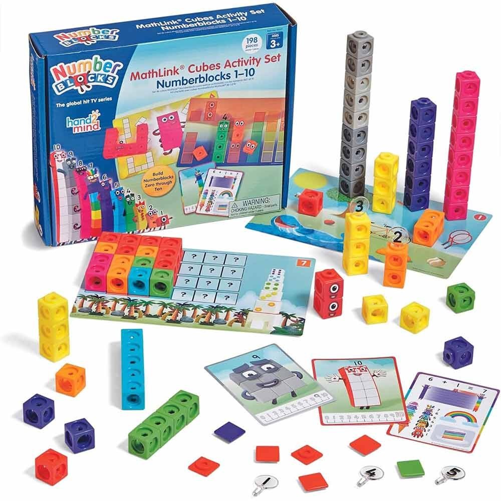 Hand2Mind - Numberblocks MathLink Cubes 1-10 Activity Set | Shopee Việt Nam
