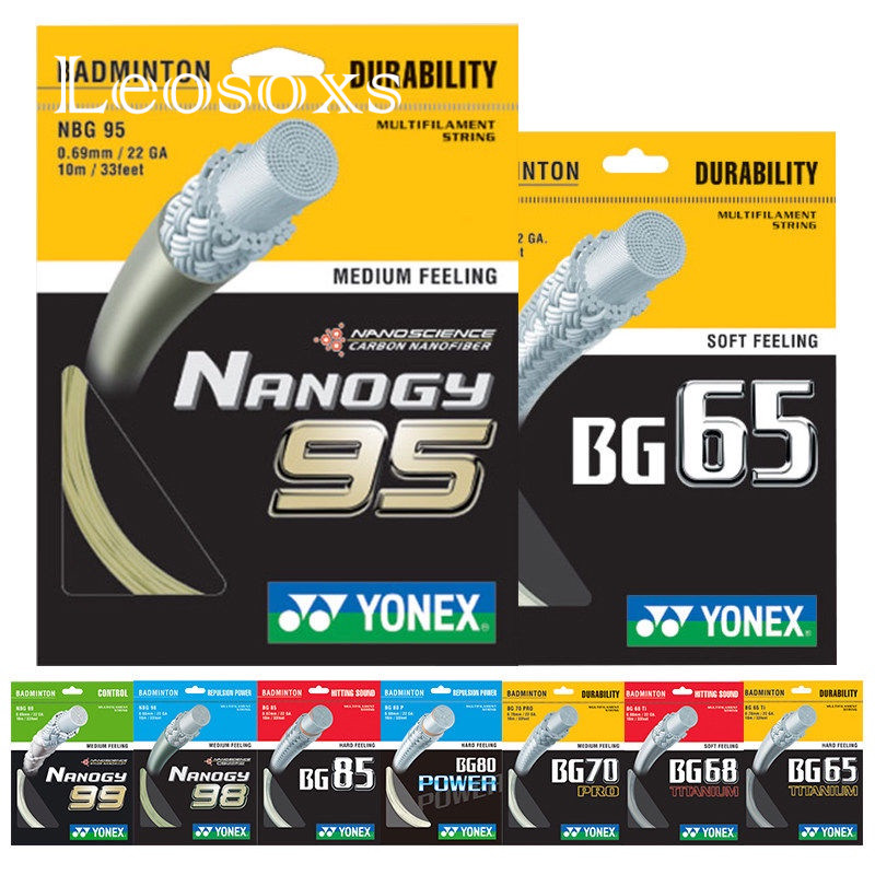 Dây Vợt Cầu Lông yonex bg65, 65ti, bg66u, bg80power bg98, 99 Siêu Bền ...