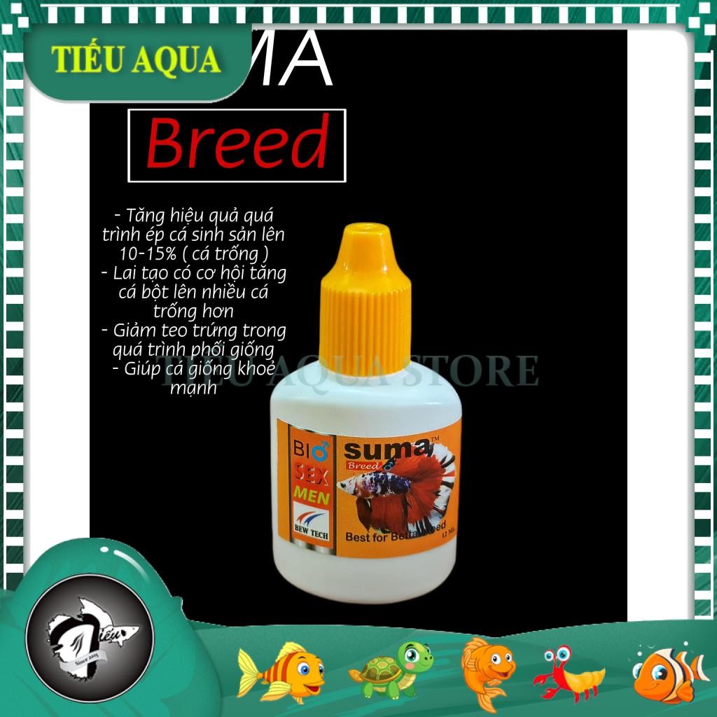 Suma Breed - Dung dịch kích thích sinh sản cá Betta (chai 12ml ...