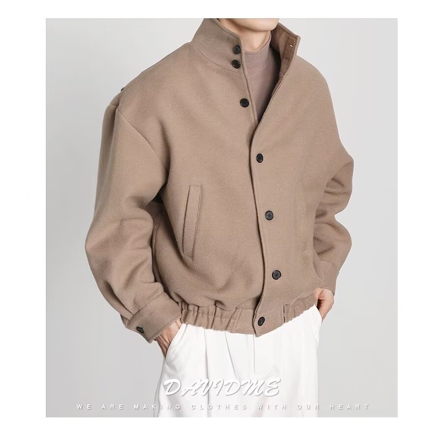 Áo khoác nam SAY CHIC xu hướng mới đơn giản màu trơn cổ điển dáng rộng ...