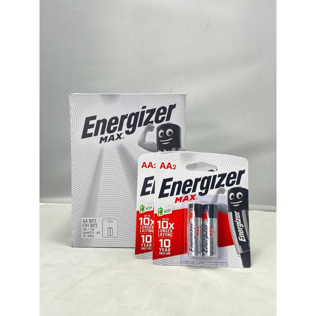 Pin AAA Energizer Max E92 BP2 - Vỉ 2 Viên Chính Hãng Có Logo Môi Trường Xanh | Shopee Việt Nam