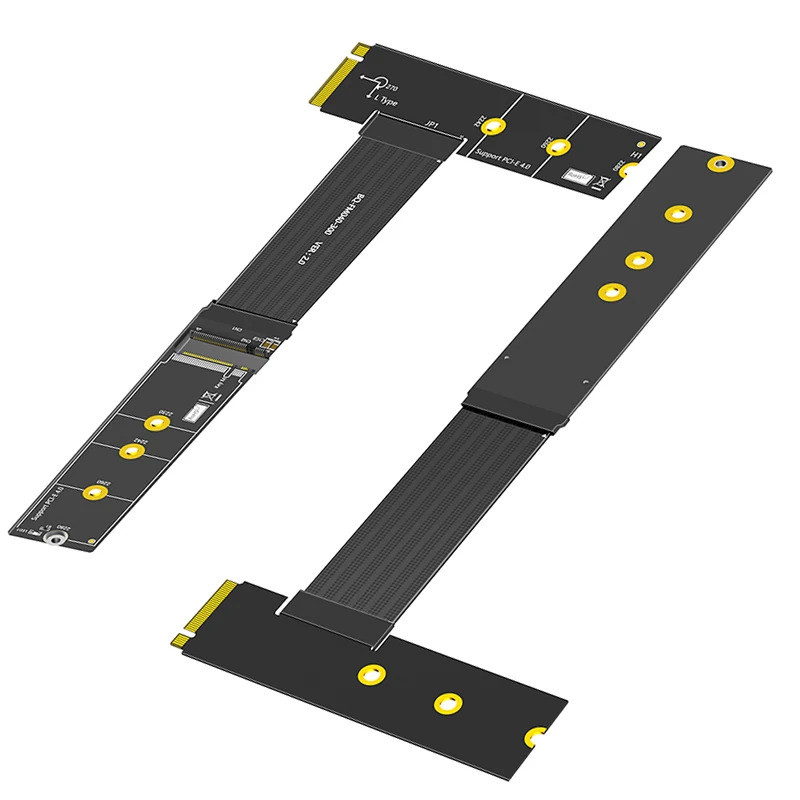 30CM M.2 NVME 4.0 Cáp Nối Dài 270 Độ M Chìa Khóa Nâng Thẻ Mở Rộng Bộ ...