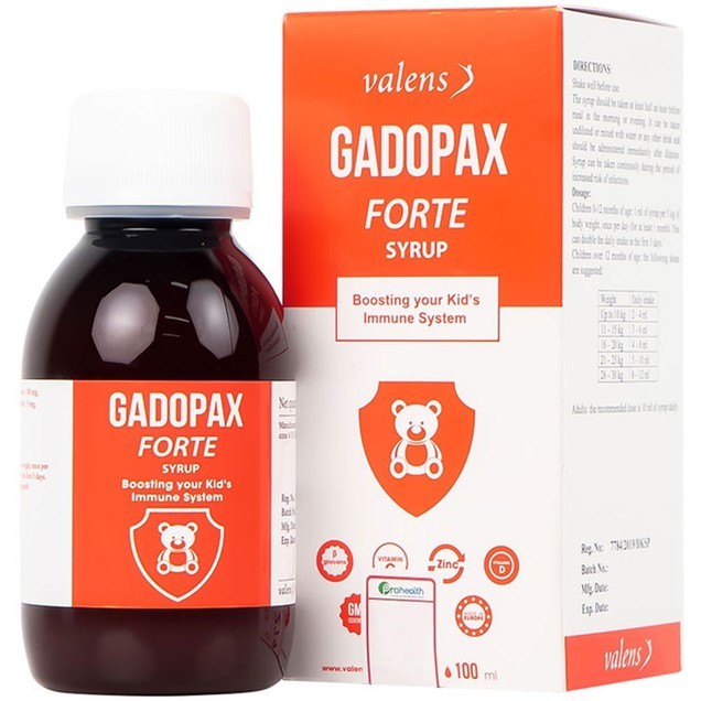 Siro Valens Gadopax Forte Syrup lọ 100ml | Shopee Việt Nam