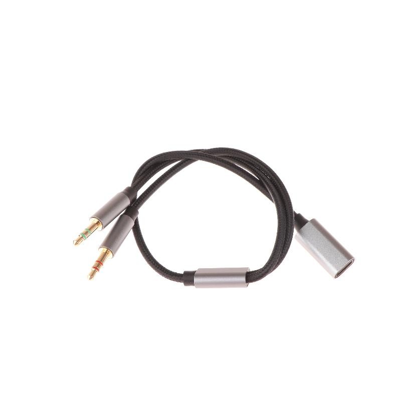 E-WOITD 1 Cái Điện Thoại Máy Tính Bảng Phụ Kiện Có Cổng USB C Chuyển Đổi Cáp Tai Nghe Micro 3.5 ...