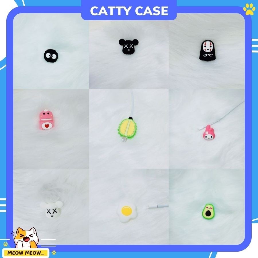 Dụng cụ bảo vệ đầu dây cáp sạc tai nghe, dây sạc điện thoại, tai nghe ...