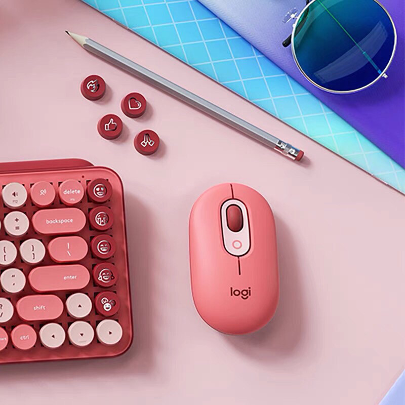 Chuột không dây Bluetooth Logitech Pop Mouse thông minh,dễ thương,độ ...