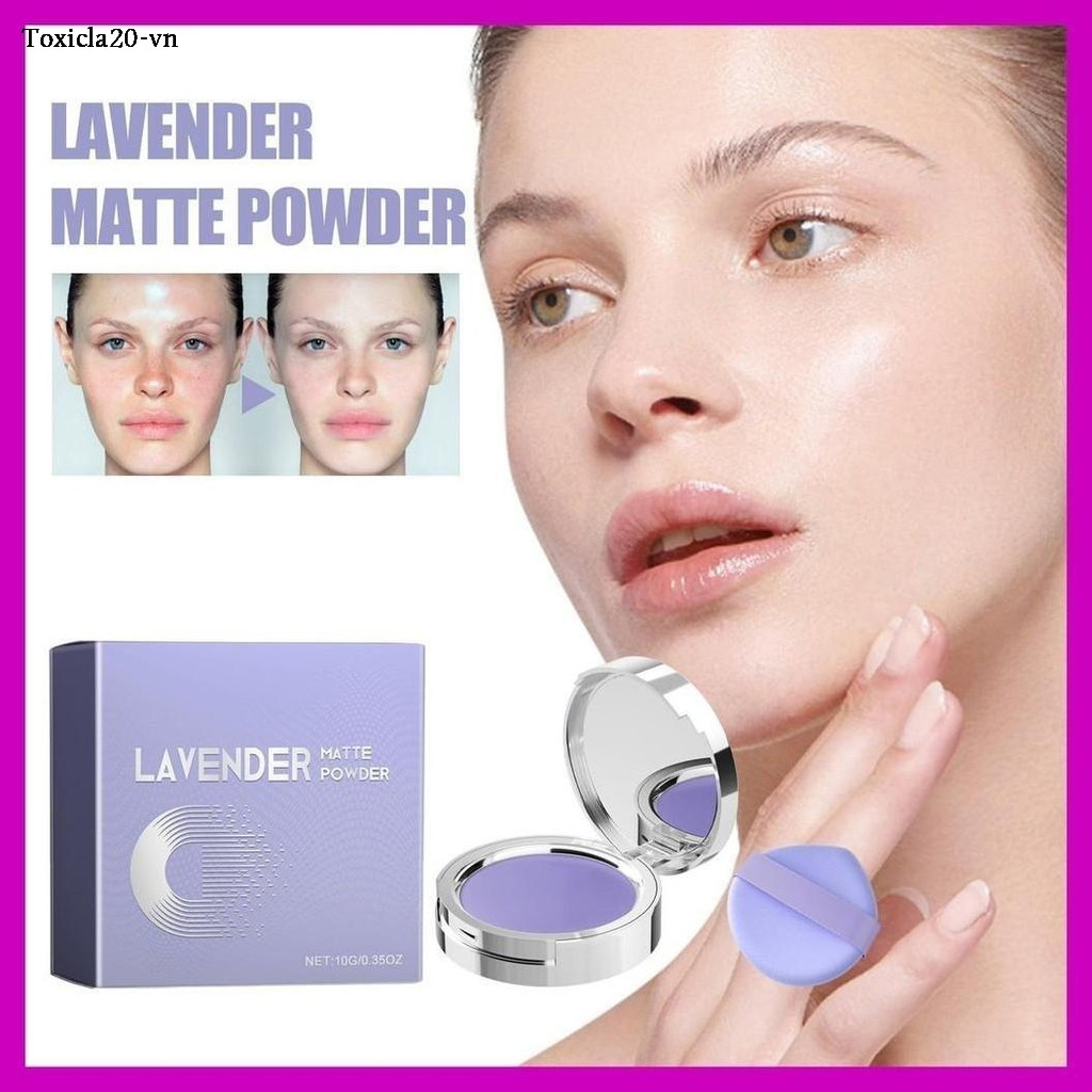 Chillab CHÍNH HÃNG LAVENDER matte POWDER PRESS ĐIỀU KHIỂN DẦU GEL Kiểm ...