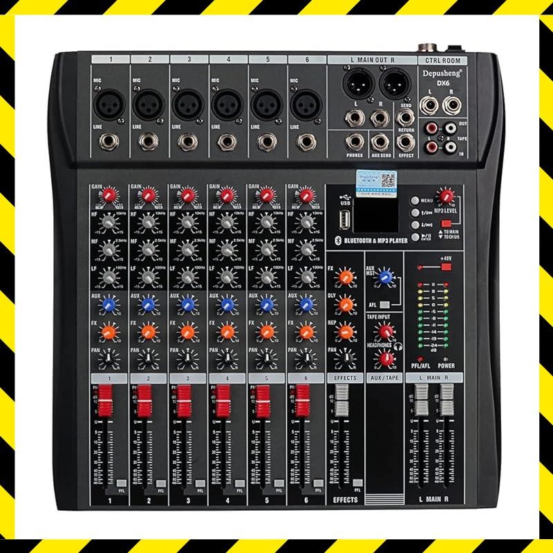 DJ Sound Controller Interface with USB Drive Computer Recording 6 ...