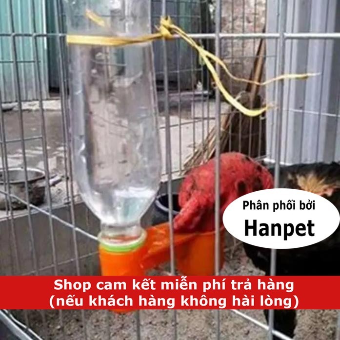 COMBO Cóng nút chai + Kèm chai nước -Máng uống tự động cho gà chim ...