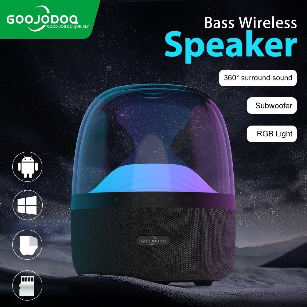 Goojodoq Loa Bluetooth Mini Không Dây Di Động TWS 5.3 LED HiFi Hộp Loa ...