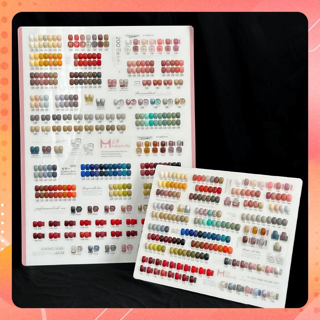 Fitomagia05 - Set Sơn Gel Minayin 200 Màu - Tặng 2 Bảng Màu + Base ...