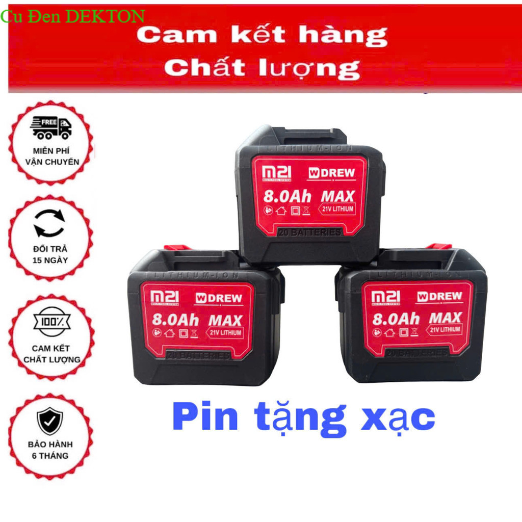 Hoả tốc HCM" pin,15cell,20cell DREW nội địa . chân phổ thông cho các ...