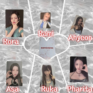 card BabyMonster Album đầu tay insMINI1 Ahyeon、RAMI、Rora、Pharita、Chiquita、Ruka、Asa Thẻ cá nhân ...