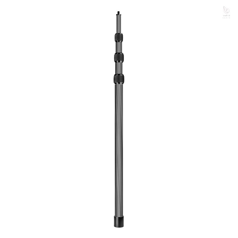 Micro cầm tay Boom Arm 4 phần có thể mở rộng Mic Arm Sợi Carbon Boom ...