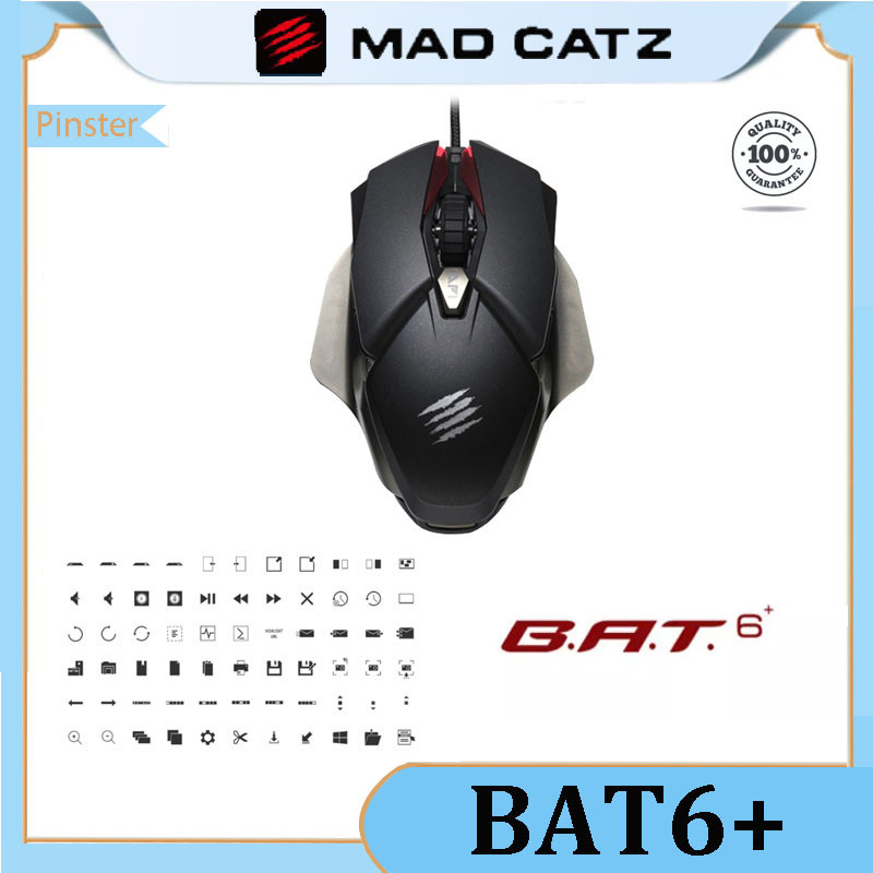 Madcatz BAT6 + trò chơi thể thao điện tử Chuột có dây RGB cài đặt tùy ...