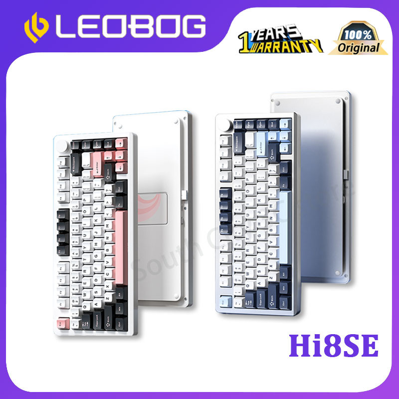 Leobog Hi8SE Nhôm Bàn Phím Cơ Gioăng 75 DIY Không Dây Ba Chế Độ Cáp Bluetooth Có Núm Kim Loại ...