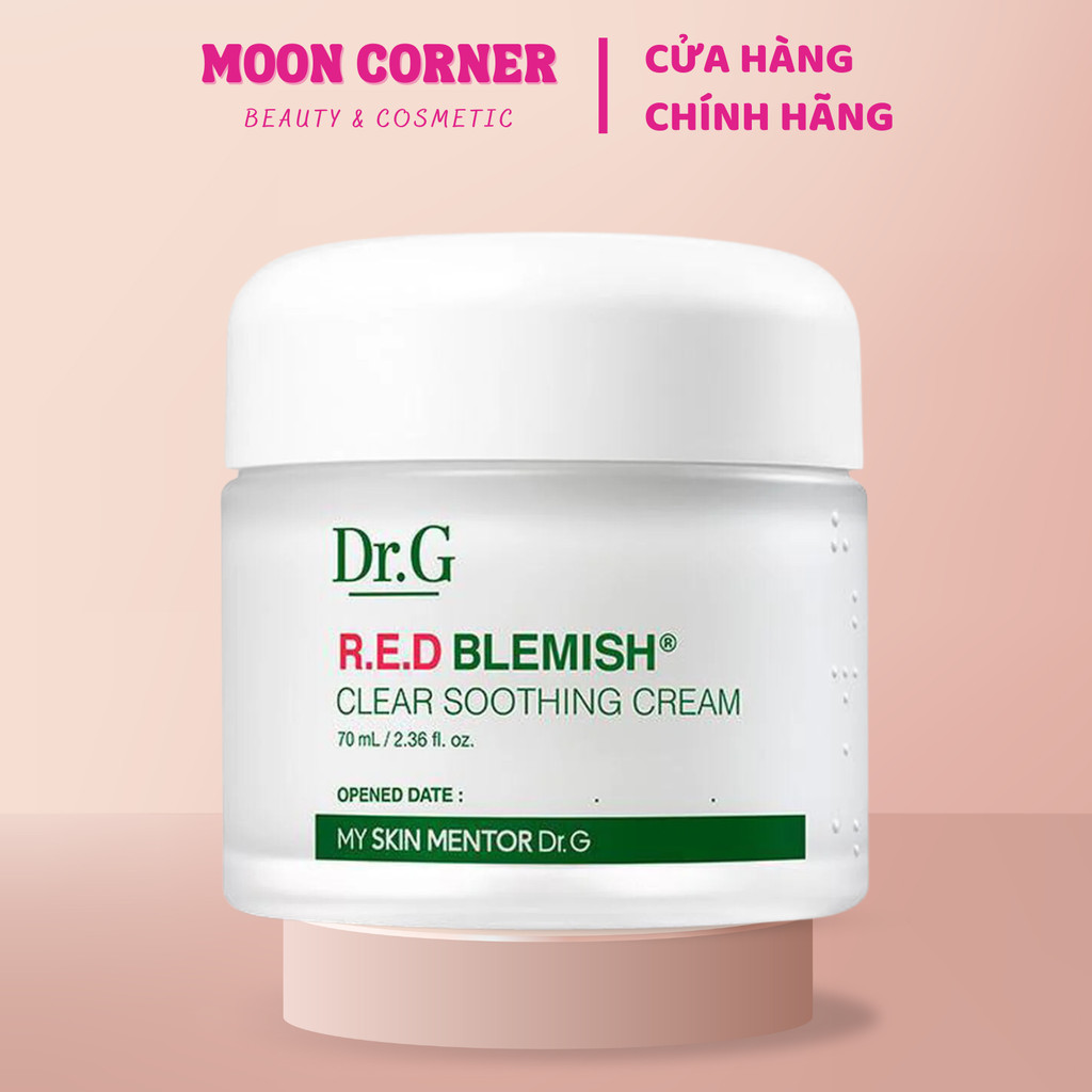 Kem dưỡng da dầu mụn nhạy cảm DR.G Drg R.E.D Red Blemish Clear Soothing ...
