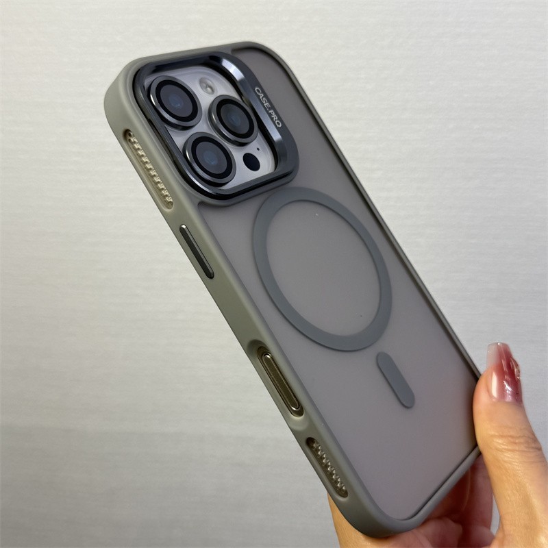 Ốp từ tính thoáng khí bên tản nhiệt cho iPhone 17 Air 16 15 14 Plus 13 ...