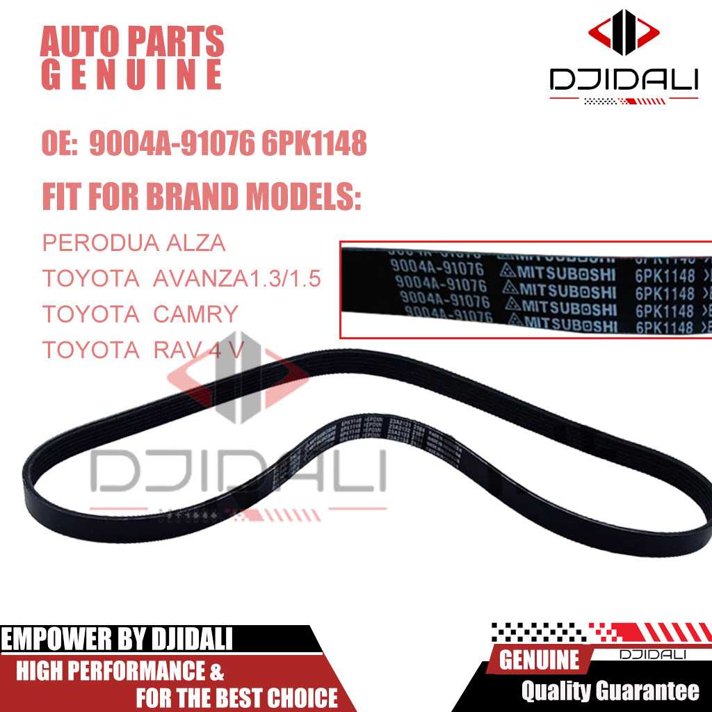 Quạt DÂY 6PK1148 9004A-91077 cho TOYOTA AVANZA CAMRY RAV 4 DAIHATSU ...