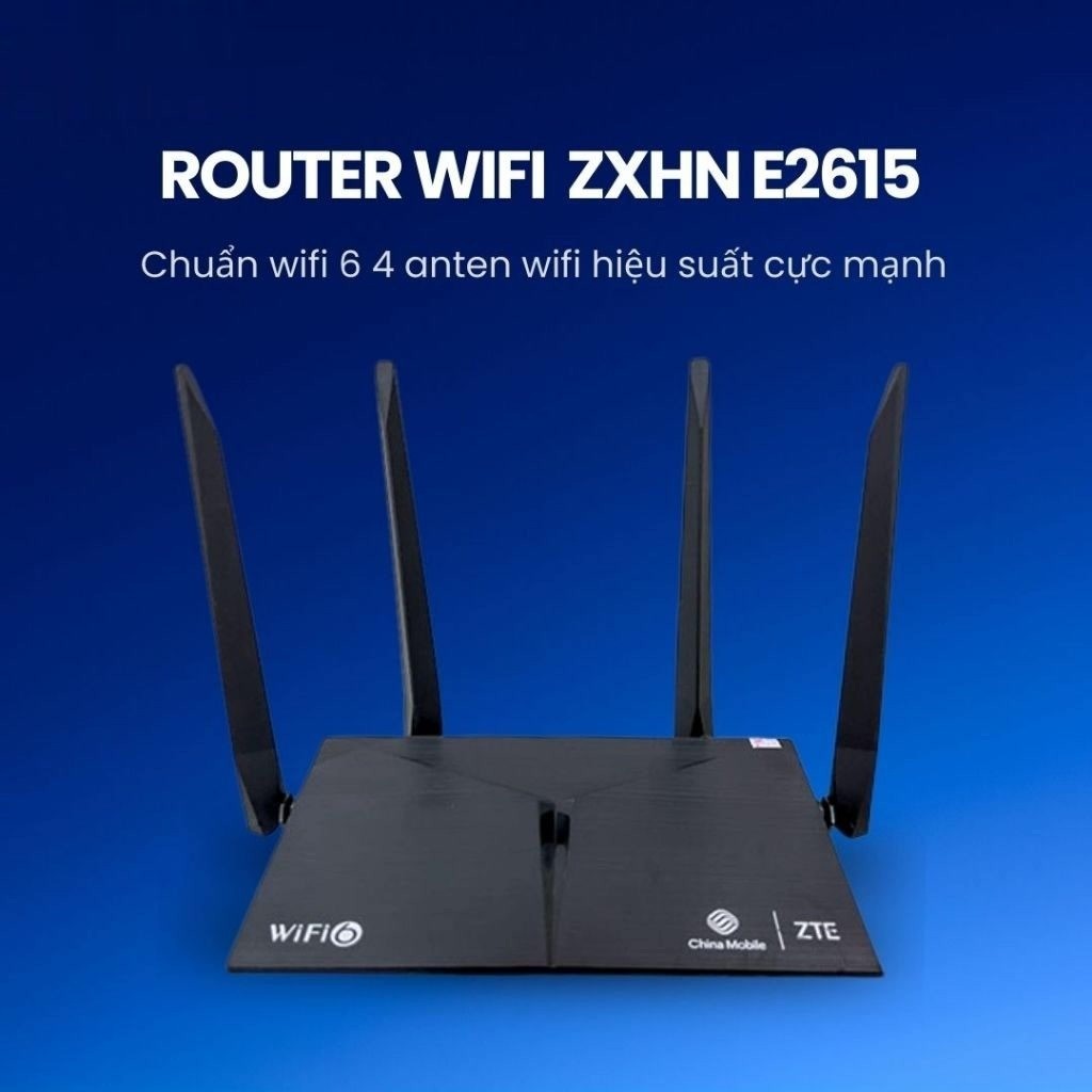 [ English ] Bộ Phát Wifi ZTE E2615 / E2603 / E1600 E2615- Chuẩn Wifi 6 ...