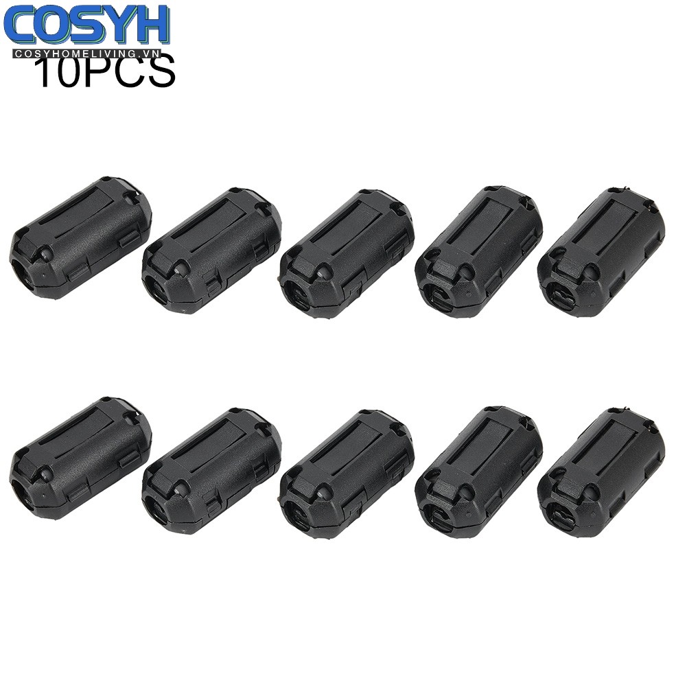 10 Chiếc Chống Nhiễu Snap Ferrite Demagnet Cáp Lọc Lõi Choke Kẹp EMC ...