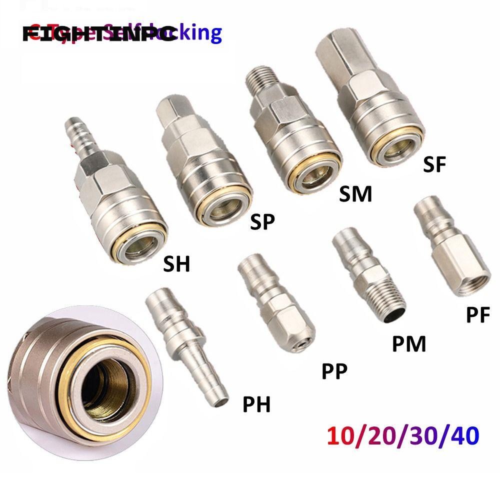 FIGHTINPC Đầu nối nhanh, C Type SP PP SM PM Lắp khí nén nhanh chóng, Ống PU tự khóa SH PH SF PF ...