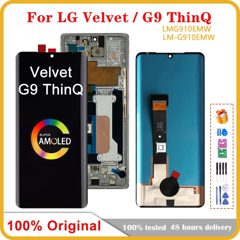 6.8 "AMOLED Cho LG G9 ThinQ G910 G900 Màn Hình LCD Bộ Số Hóa Màn Hình ...
