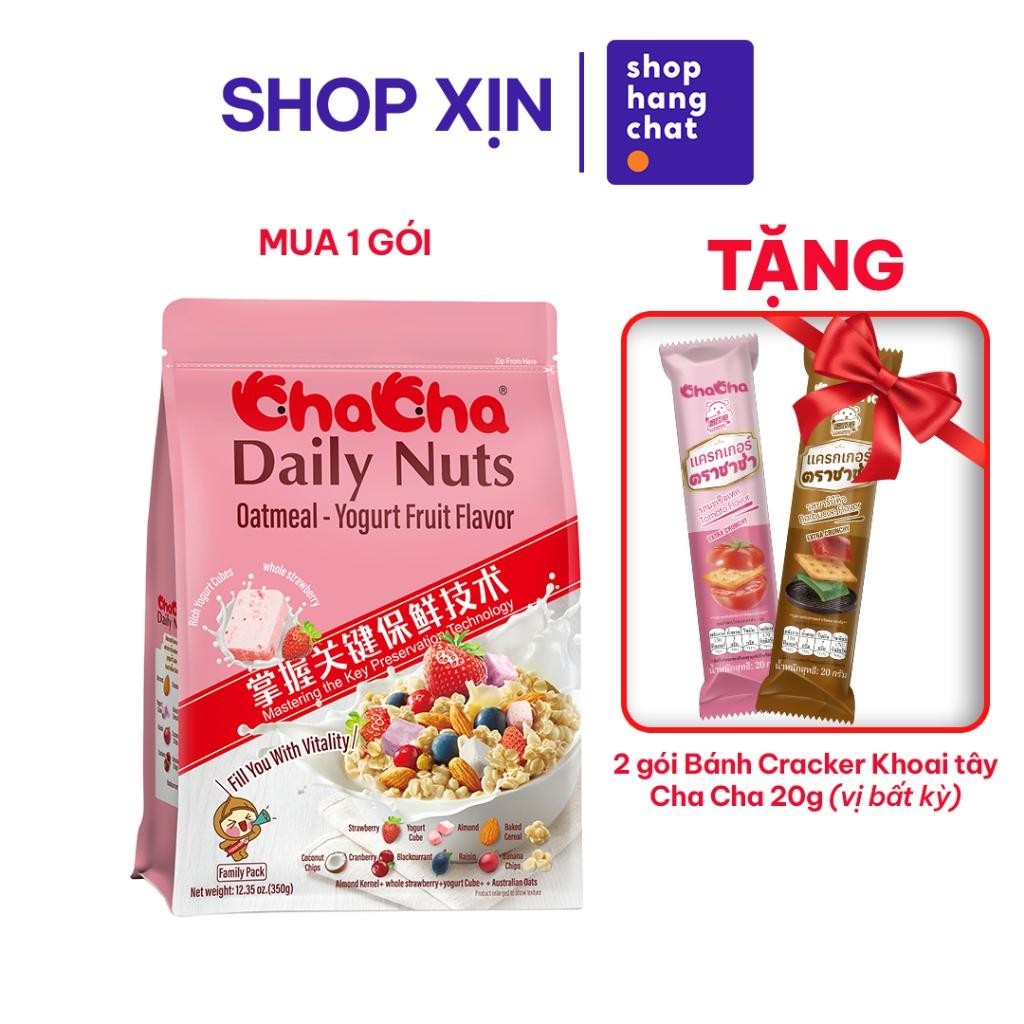 [MUA 1 GÓI TẶNG 2 GÓI CHA CHA 20G] Ngũ Cốc Yến Mạch Cha Cha 350G Dinh ...
