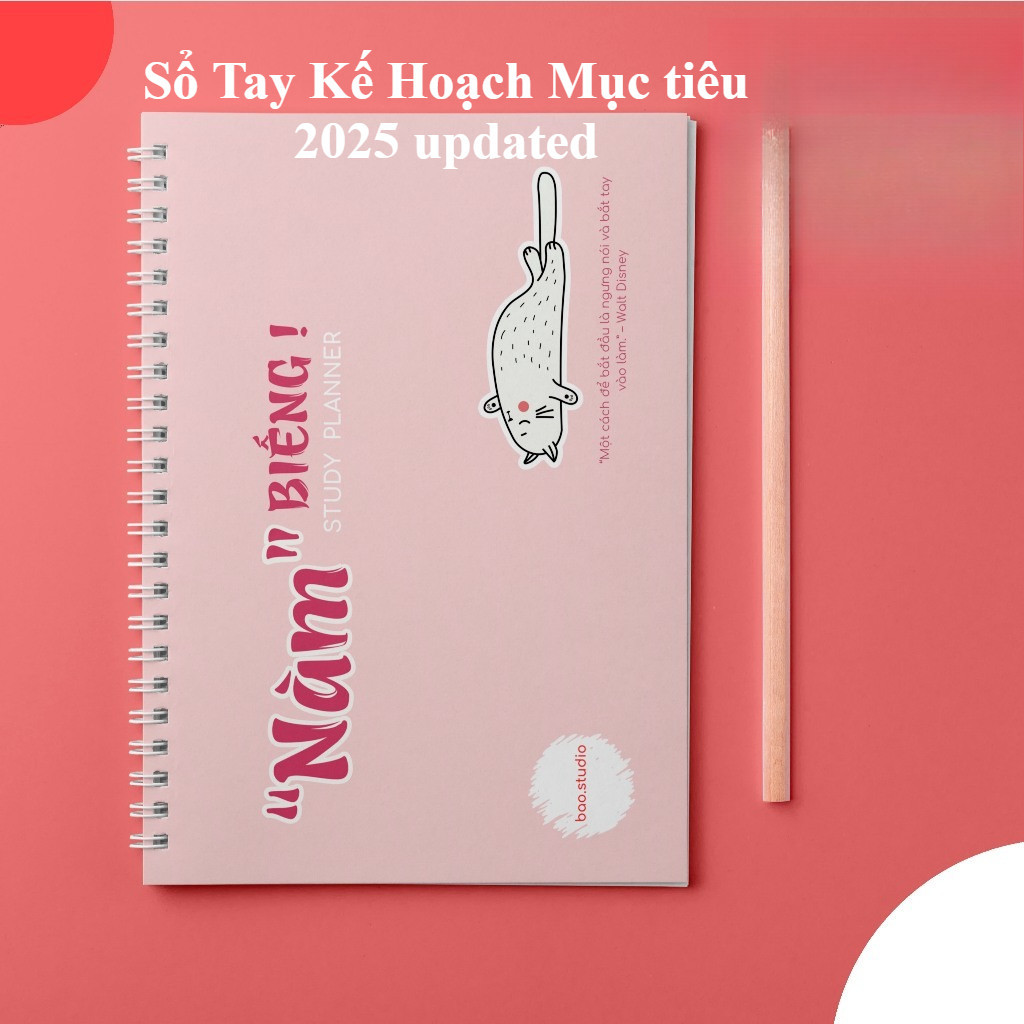 [2025 Update] Sổ Tay Kế Hoạch Mục tiêu Nhật Ký Hàng Ngày Daily Planner ...