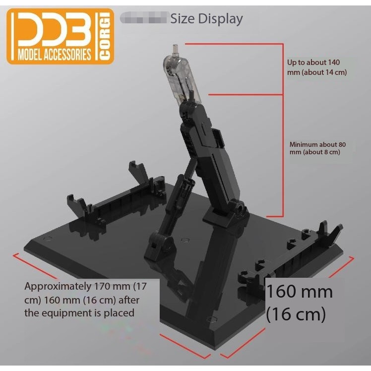 DDB TWFM FM 1/100 AERIAL Action STAND BASE BLACK | Shopee Việt Nam
