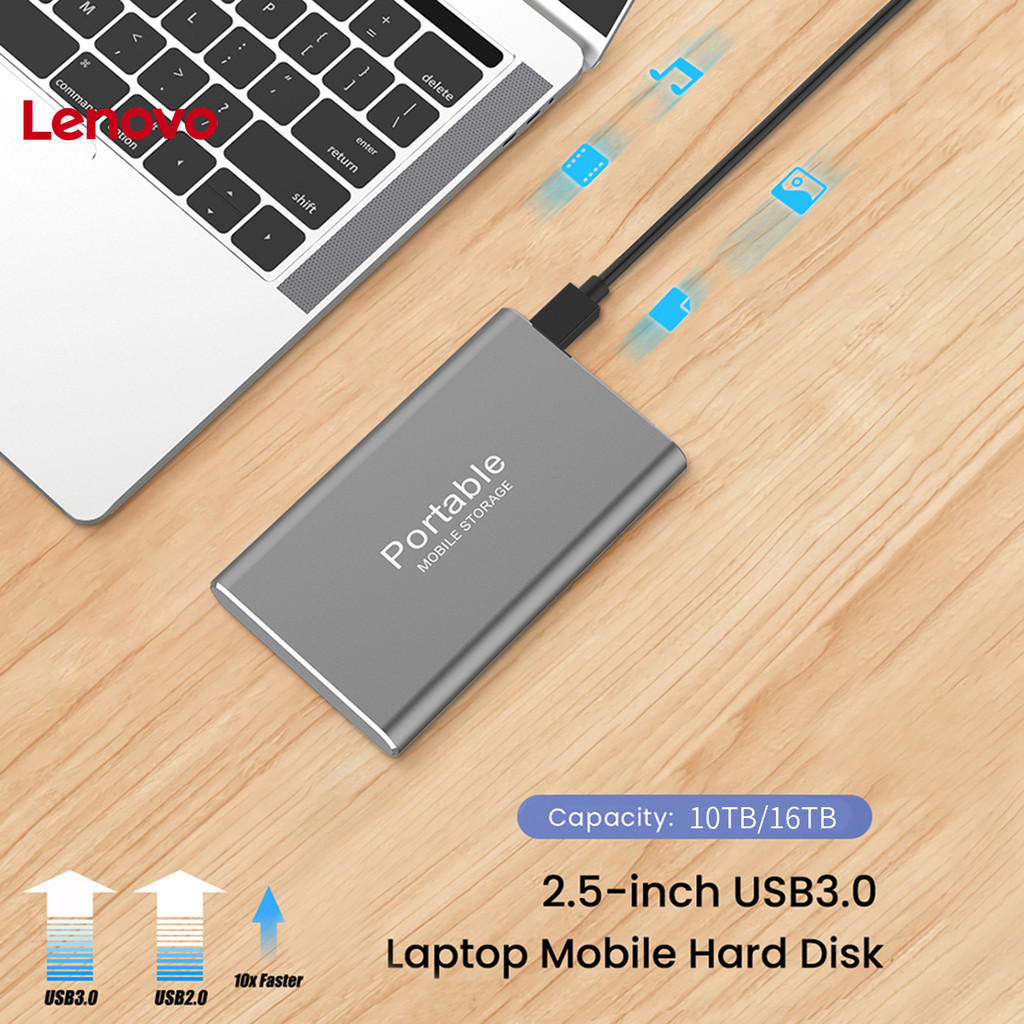 Lenovo Ổ cứng SSD ngoài Solid State Drive Mini Portable Dung tích lớn ...