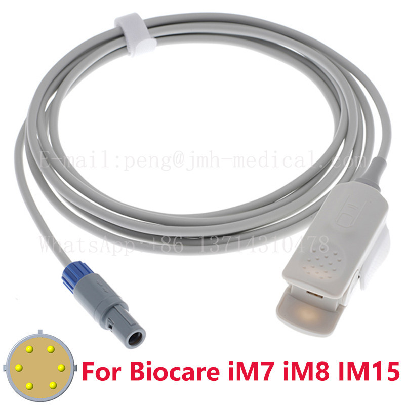 Tương thích với cảm biến Spo2 của Biocare IM7 IM8 IM15 Màn hình 6pin 3m ...