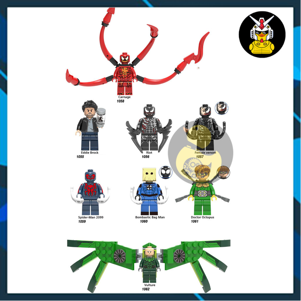 X0231 Mô Hình Siêu Anh Hùng Đồ Chơi Lắp Ráp Super Hero Venom Carnage ...
